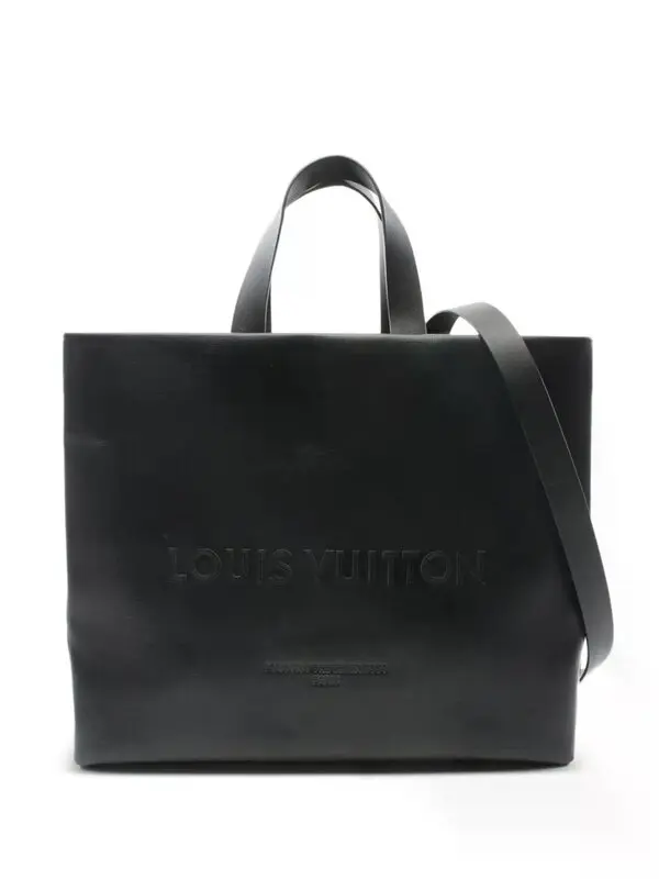 LOUIS VUITTON 2021 Shopper Mm Tote Bag - Black