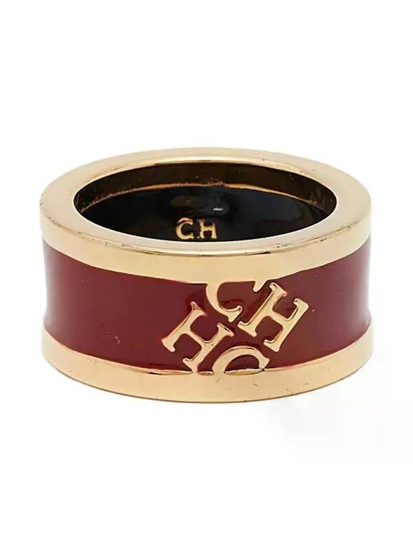 Carolina Herrera Logo-embossed Ring - Gold