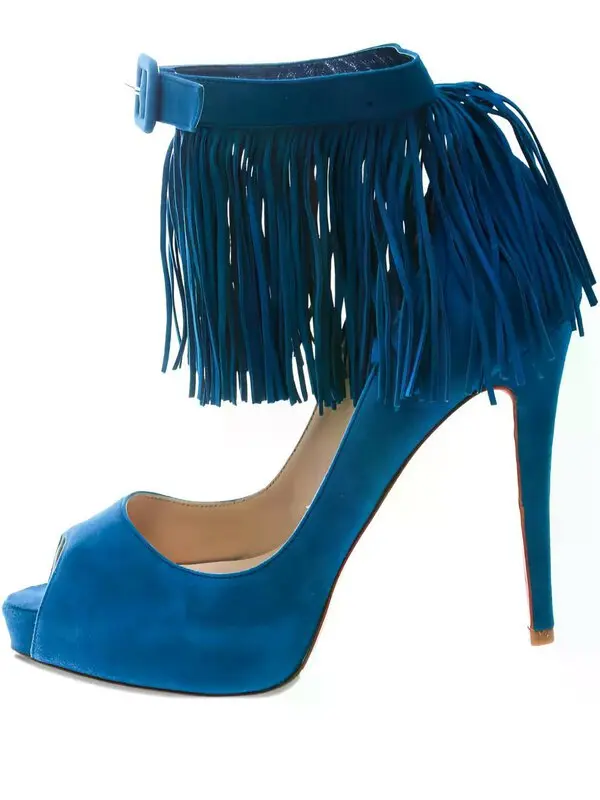 CHRISTIAN LOUBOUTIN 120mm Tina Pumps - Blue