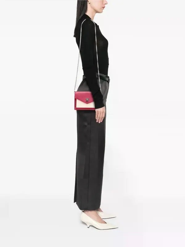 LOUIS VUITTON 2019 Bicolor Leather Mylockme Chain Pochette - Brown
