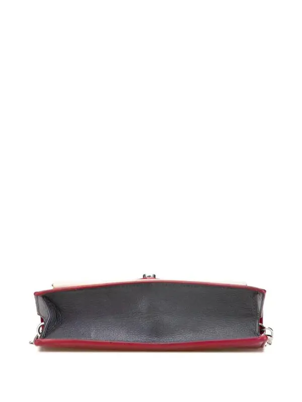 LOUIS VUITTON 2019 Bicolor Leather Mylockme Chain Pochette - Brown