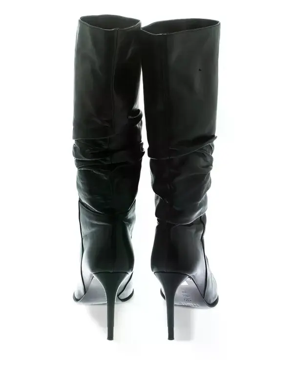 LE SILLA 100mm Ruched Leather Boots