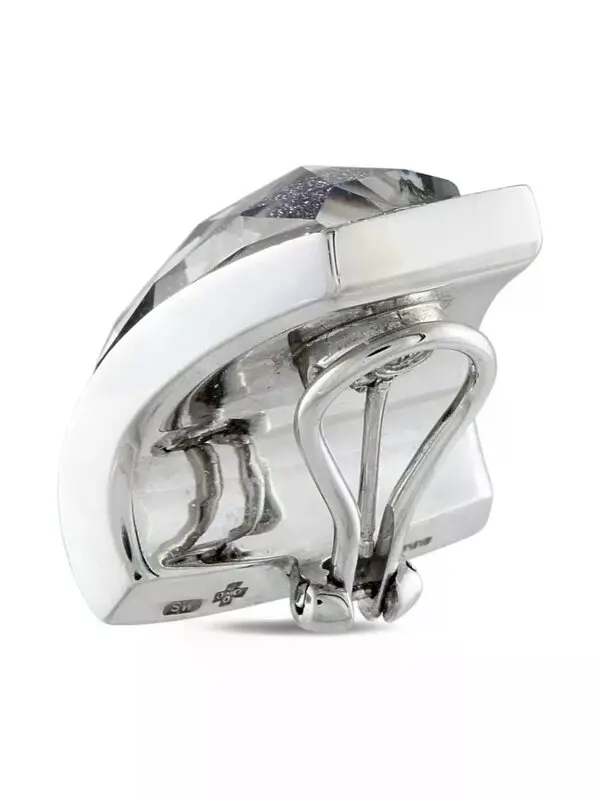 Stephen Webster 18k White Gold Crystal Haze Diamond Clip-on Earrings