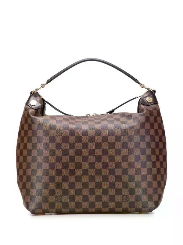 LOUIS VUITTON 2016 Damier Ebene Duomo Hobo Shoulder Bag
