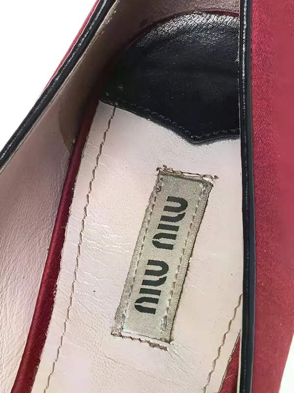 Miu Miu Embroidered Crystal Pumps