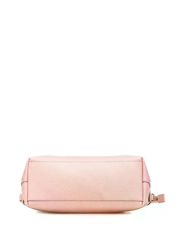 Gucci 2000-2015 Dollar Calfskin Gg Charm Satchel
