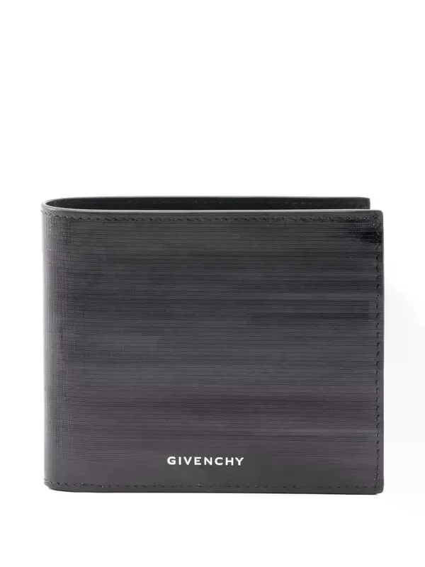 Givenchy 2020s 4g-motif Leather Wallet - Black
