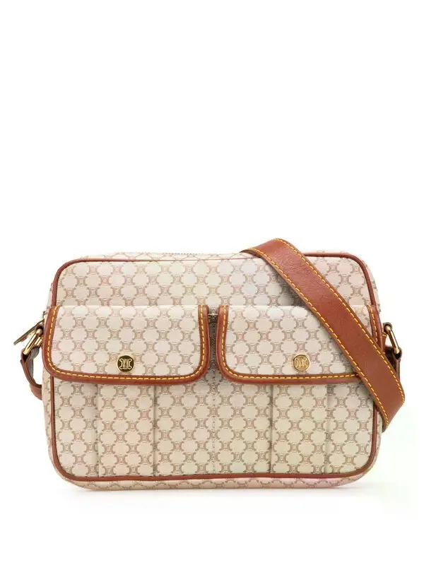 Celine 2010 Macadam Canvas Crossbody Bag