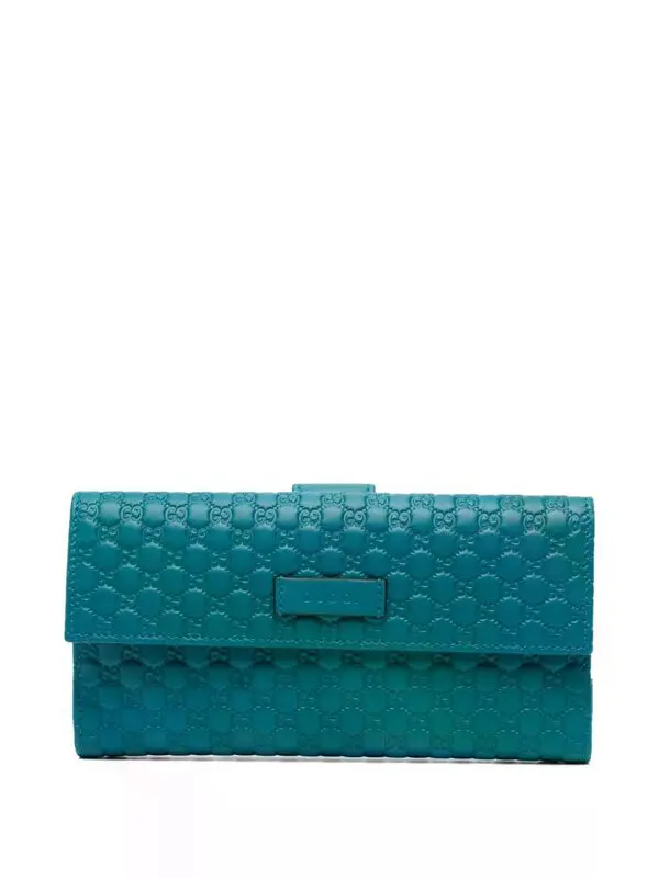 Gucci Double G Wallet - Blue