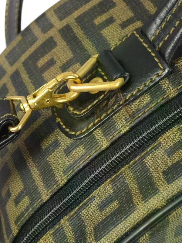 Fendi 1990s Zucca Canvas Shoulder Bag