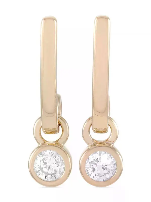 LB EXCLUSIVE 14kt Yellow Diamond Earrings - Gold
