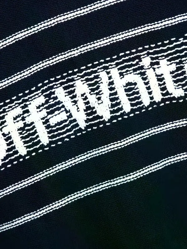 Off-White Logo Stripe Sweater