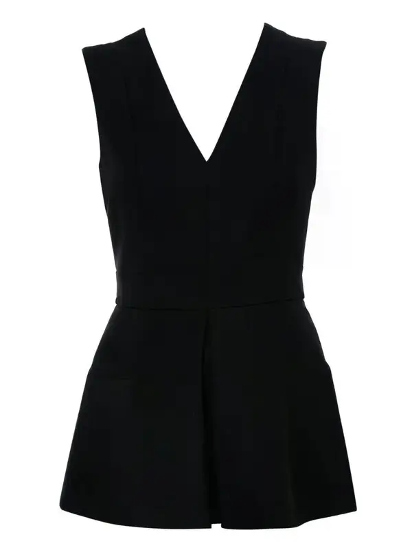Alexander McQueen Sleeveless Peplum Top