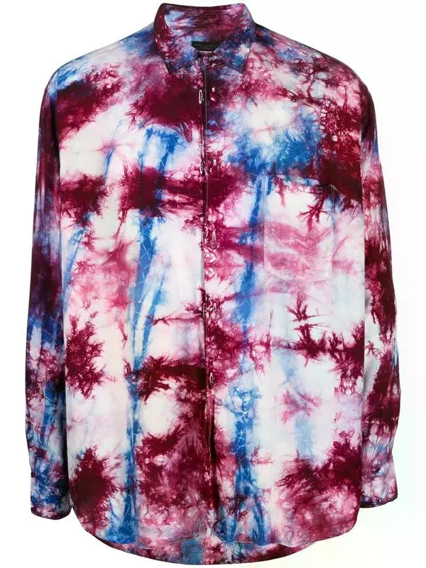 Comme Des Garçons 2000s Tie-dye Shirt