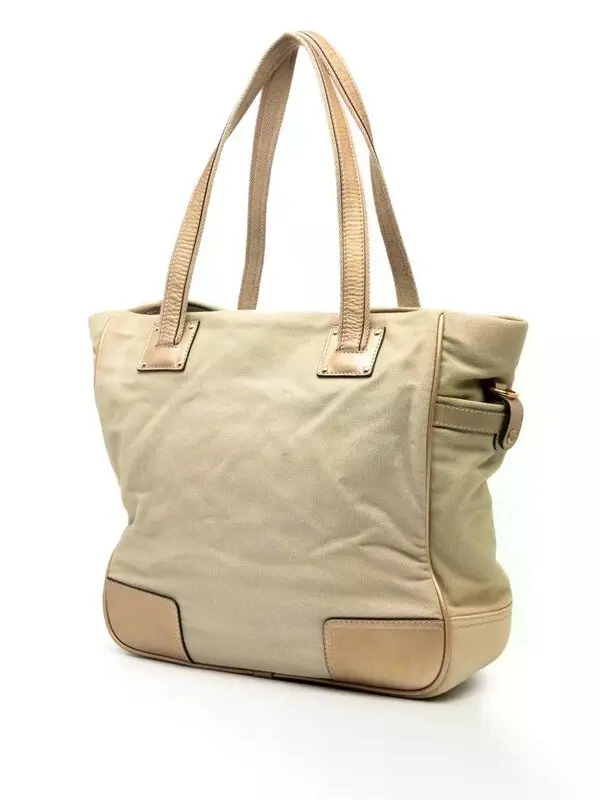 Loewe 2010-2025 Canvas Anagram Satchel - Brown