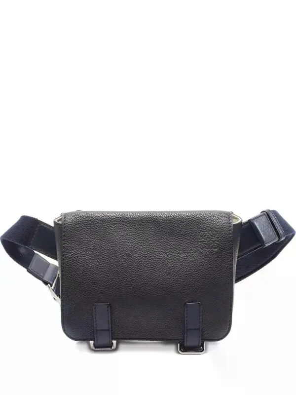 Loewe 2000s Leather Messenger Bag