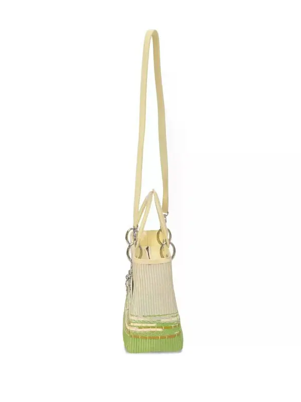 Dior Lady Raffia Tote Bag - Neutrals