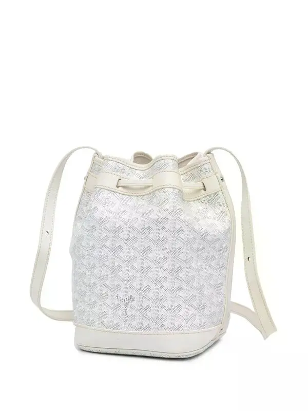 Goyard 2019 Petit Flot Bucket Bag - White
