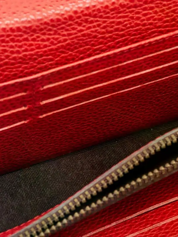 Carolina Herrera Pre-owned Leather Flap Wallet