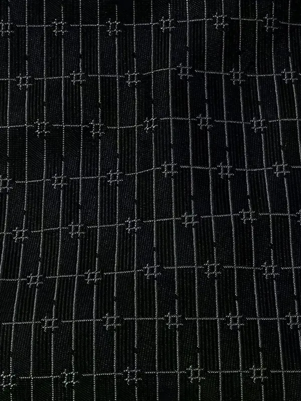 Dunhill Grid-pattern Silk Neck Tie