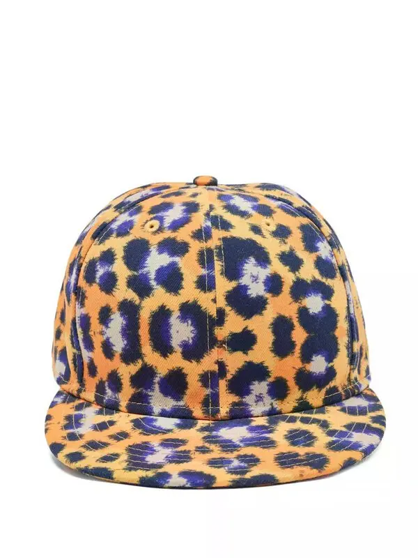 Kenzo Leopard-print Baseball Cap - Yellow