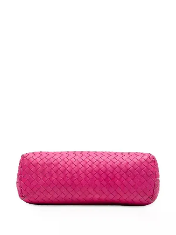 Bottega Veneta Medium Nappa Intrecciato Olimpia Shoulder Bag - Pink