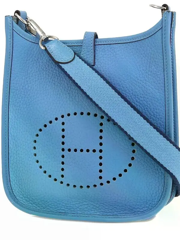 Hermès Mini Evelyne Shoulder Bag - Blue