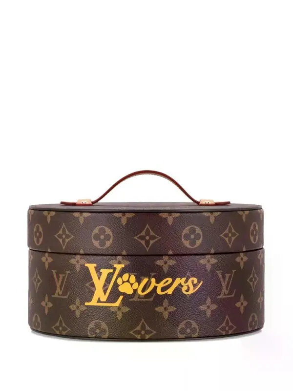 LOUIS VUITTON Monogram Canvas Dog Bowl - Brown