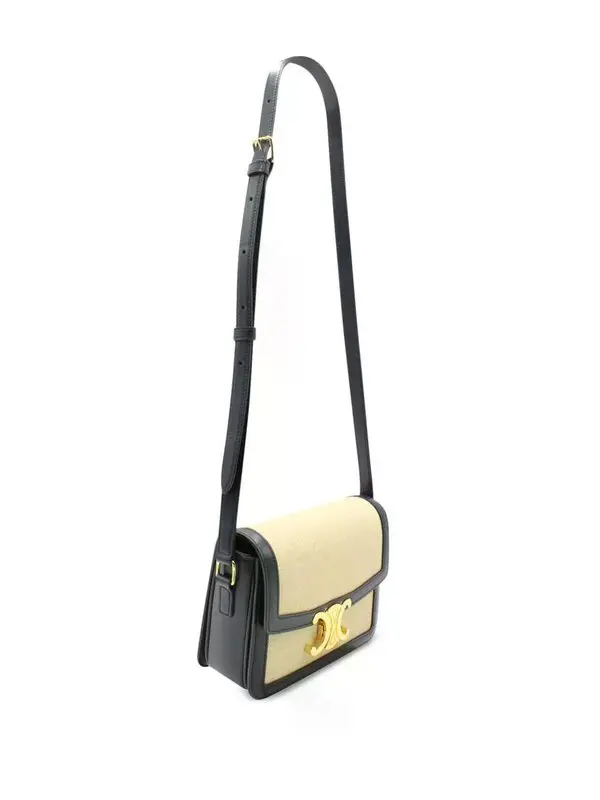 Celine Teen Triomphe Shoulder Bag - Neutrals