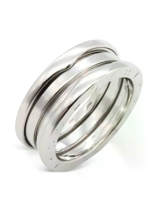 BVLGARI B.zero1 18k White Gold Ring - Silver