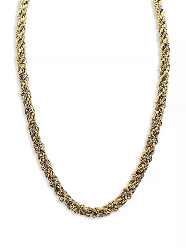 JENNIFER GIBSON JEWELLERY 1990s -tone Rope Chain Necklace