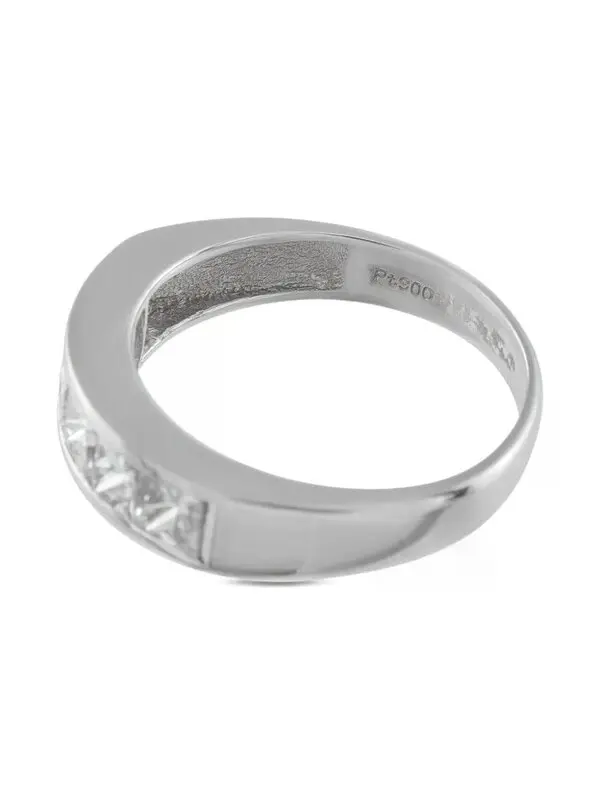 LB EXCLUSIVE Platinum Diamond Band Ring