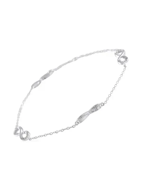 LB EXCLUSIVE 10k Gold Diamond Bracelet - White