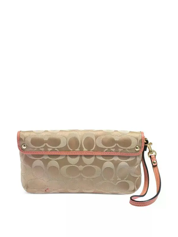 COACH VINTAGE Monogram-print Clutch Bag