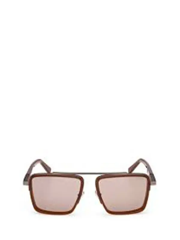 Zegna Sunglasses - Shiny Dark Brown
