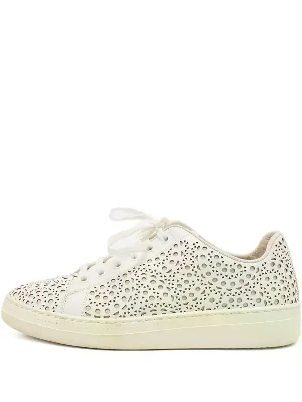 Alaïa Laser-cut Low-top Sneakers