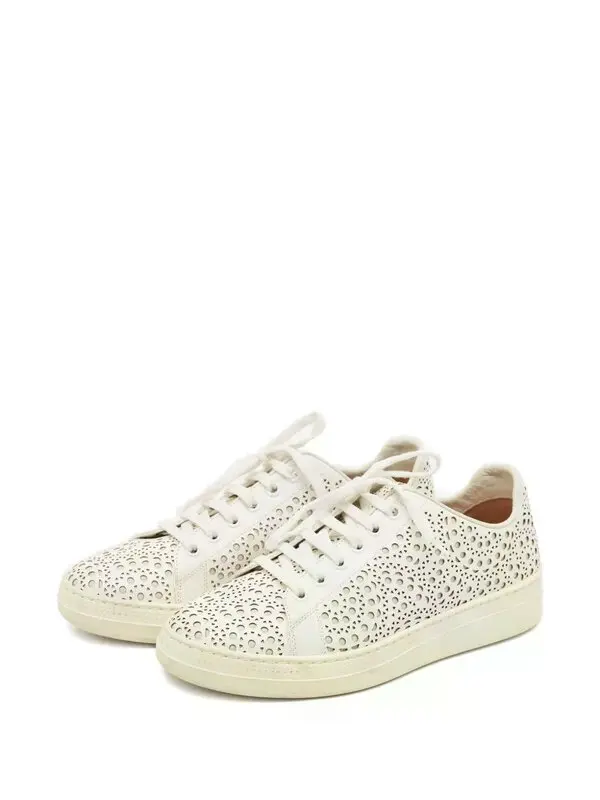 Alaïa Laser-cut Low-top Sneakers