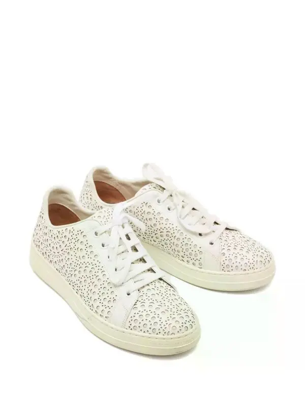 Alaïa Laser-cut Low-top Sneakers