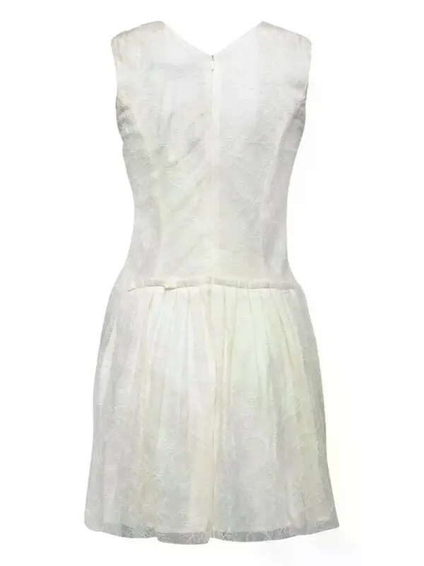 Theory Pleated Lace Dress