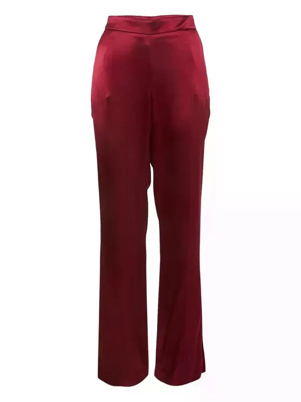 Oscar De La Renta Satin Trousers
