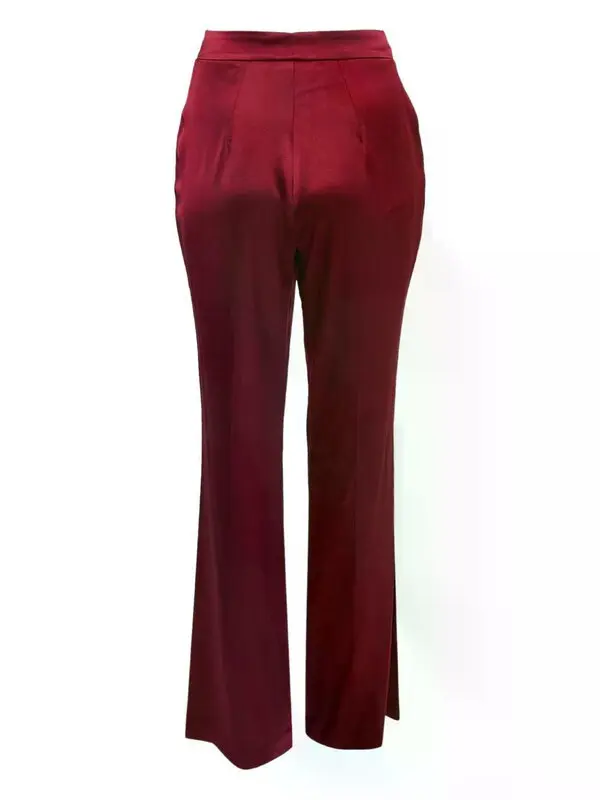 Oscar De La Renta Satin Trousers