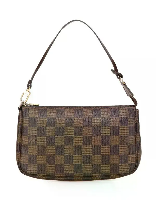 LOUIS VUITTON 2006 Damier Ebene Pochette Accessoires - Brown
