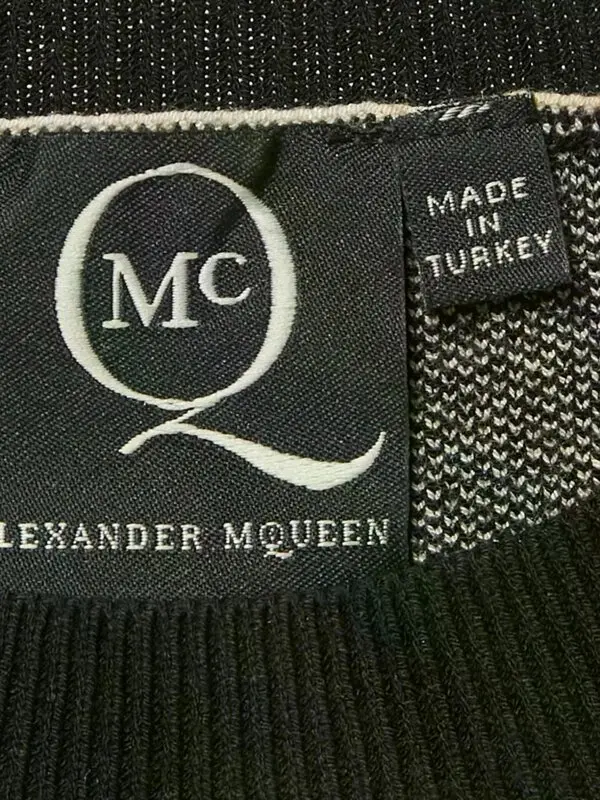 Alexander McQueen Face Intarsia Knit Sweater