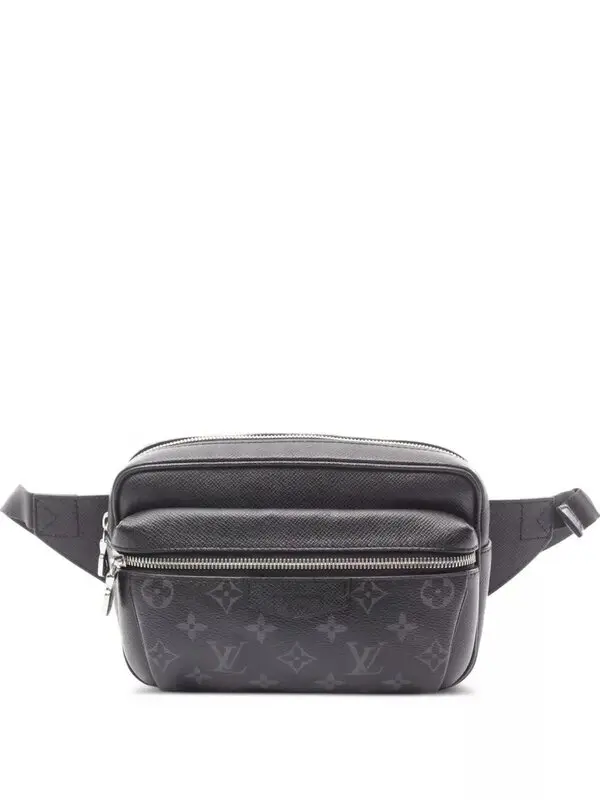 LOUIS VUITTON 2020 Monogram Taigarama Belt Bag - Black