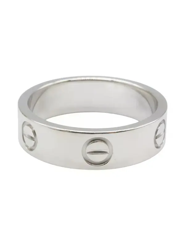 Cartier 18k White Gold Love Ring