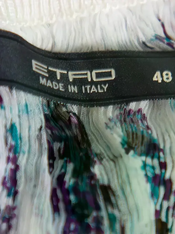 Etro Silk Paisley Print Top