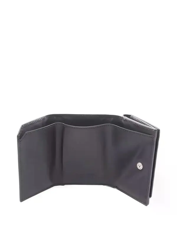 Bottega Veneta 2010s Intrecciato Tri-fold Wallet - Black