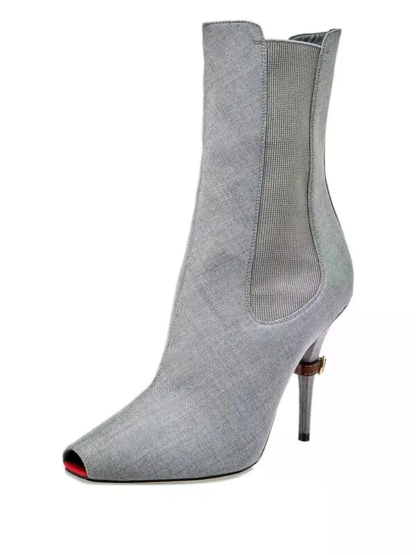 Burberry 105mm Kenzie Peep-toe Boots