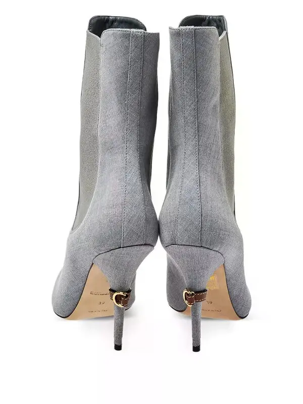 Burberry 105mm Kenzie Peep-toe Boots
