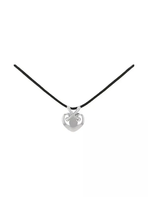 CHAUMET Large White Gold Pendant Necklace - Silver